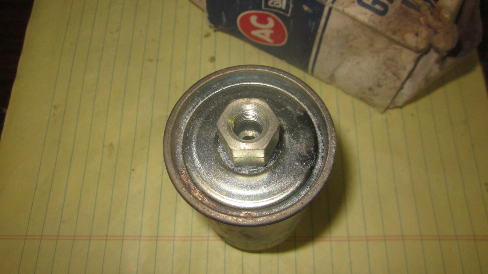 NOS 1962-1965 AC DELCO GF90 GM 90 AC FUEL FILTER CORVETTE #5650677 62 ...