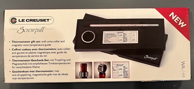 Le Creuset Screwpull WA-144 Wine Thermometer Collar Temperature Guide ...