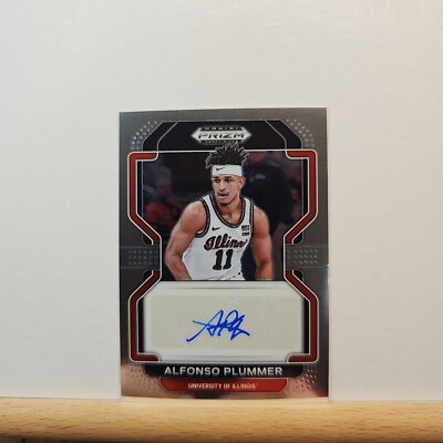 2022-23 Prizm Draft Picks Alfonso Plummer base Draft Picks Autograph ...