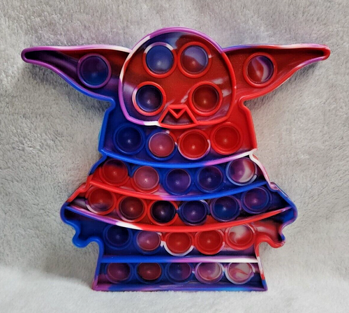 Star Wars Baby Yoda Grogu 6" Fidget Popper Sensory Toy Stress Anxiety ...