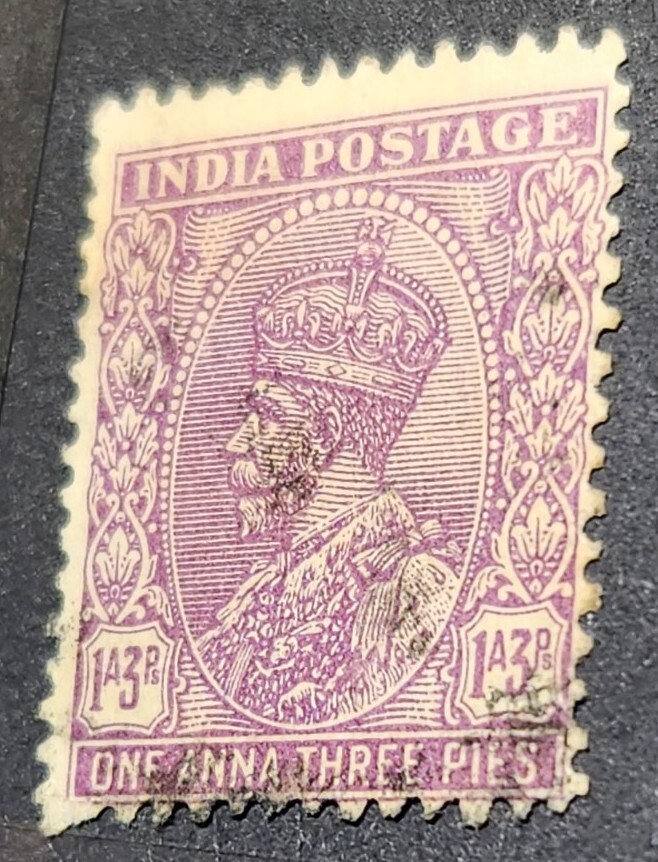 India 1 Anna 3 Pies Rare Stamp [Good Condition!] | eBay UK