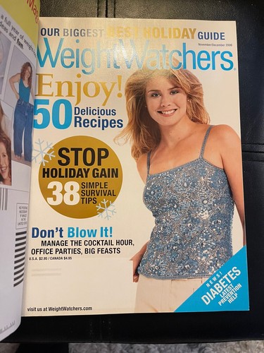 Weight Watchers Magazine November / December 2006 - like new - holiday ...