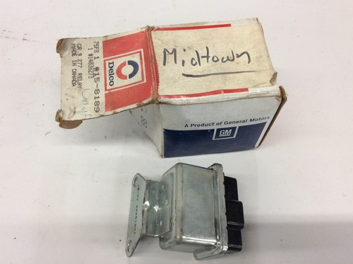 NOS 1978-1982 Corvette HVAC Blower Motor Cut Out Relay GM 14036273 79 ...