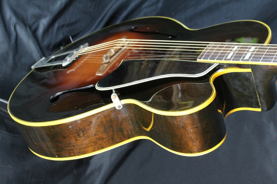 Vintage Gibson L-7C 1948 Sunburst Acoustic Carved Solid Wood Archtop ...