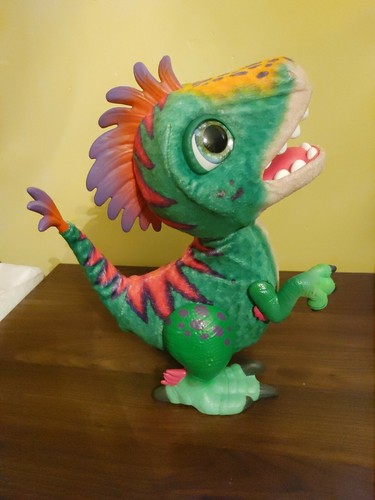 FurReal Friends MUNCHIN T-REX BABY DINO Dinosaur Interactive FIGURE ...