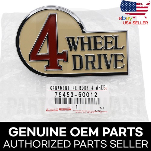 GENUINE Toyota 1969-1980 Land Cruiser FJ40 BJ40 OEM Rear 4WD Emblem ...