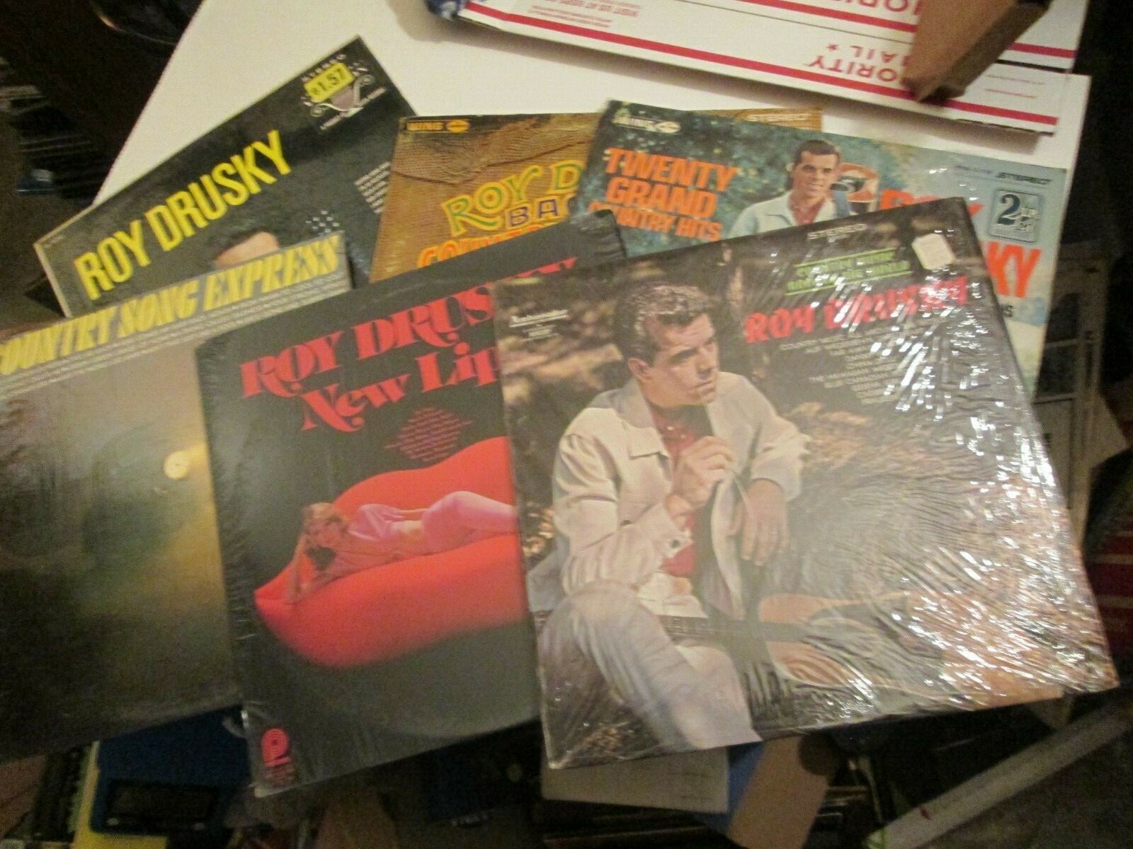 ROY DRUSKY 7 LP LOT COUNTRY SONG EXPRESS NEW LIPS HITS SELF TITLED EXC ...