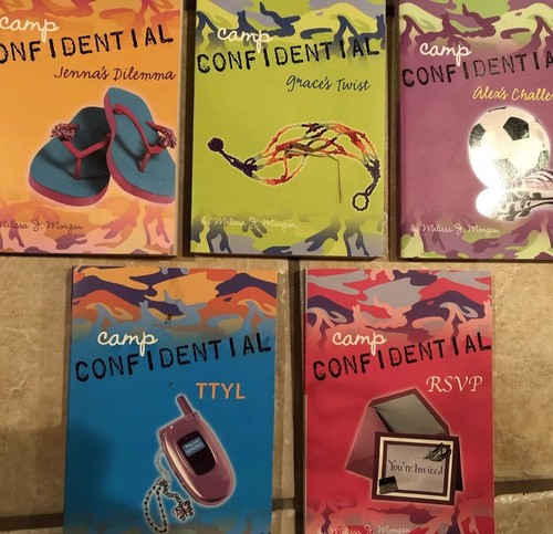 Camp Confidential books 2-6 by Melissa J. Morgan | eBay