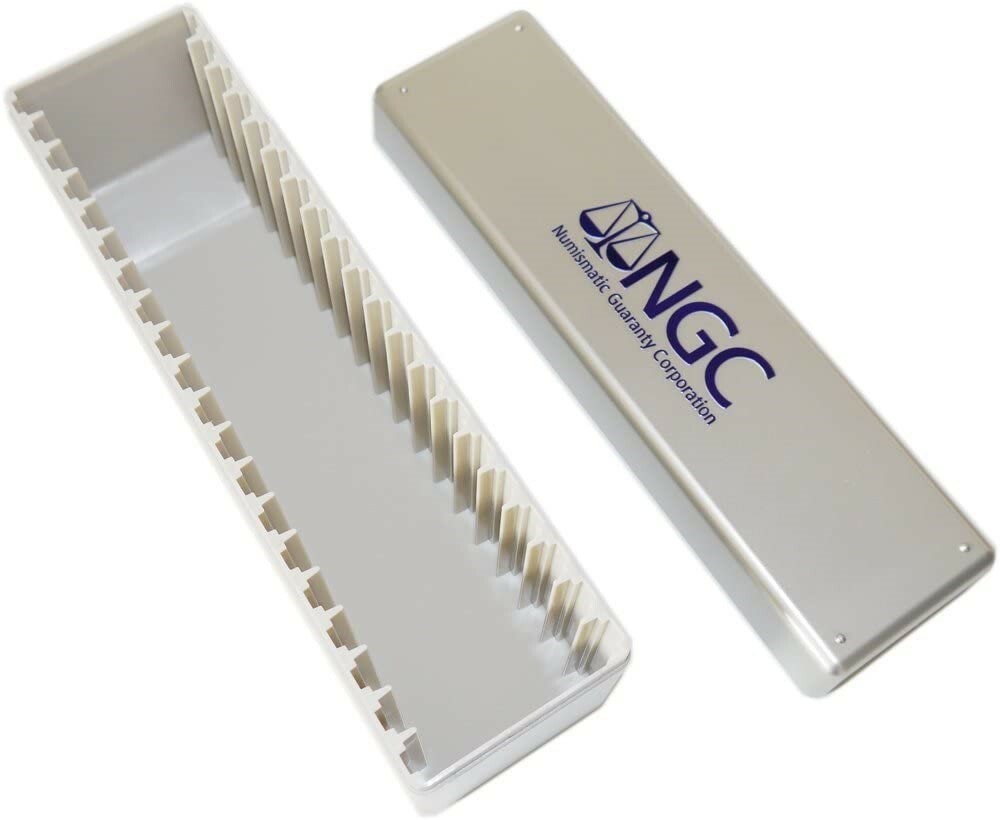 3 New Silver NGC Plastic Storage Coin Slab Boxes Each Hold 20 Certified ...