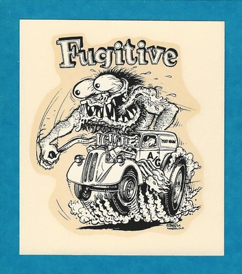 VINTAGE ORIGINAL 1964 ED ROTH "FUGITIVE" ANGLIA GASSER RAT ROD WATER ...