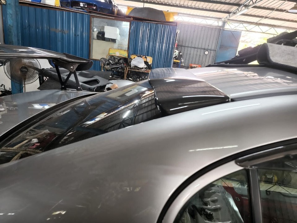 honda civic fd2 type r FEEL'S style roof carbon spoiler jdm vtec rare ...