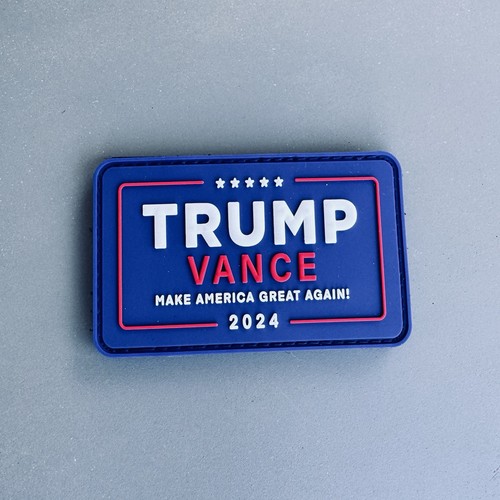 BLUE REPUBLICAN MAGA TRUMP VANCE 3D PVC PATCH FOR HAT, BACKPACK, ETC | eBay