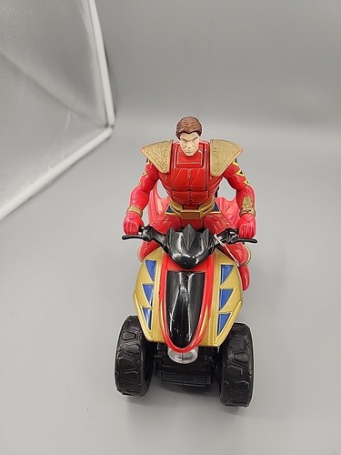 Power Rangers Red Ranger Remote Control Vehicle 4 Wheeler Head Flip ...