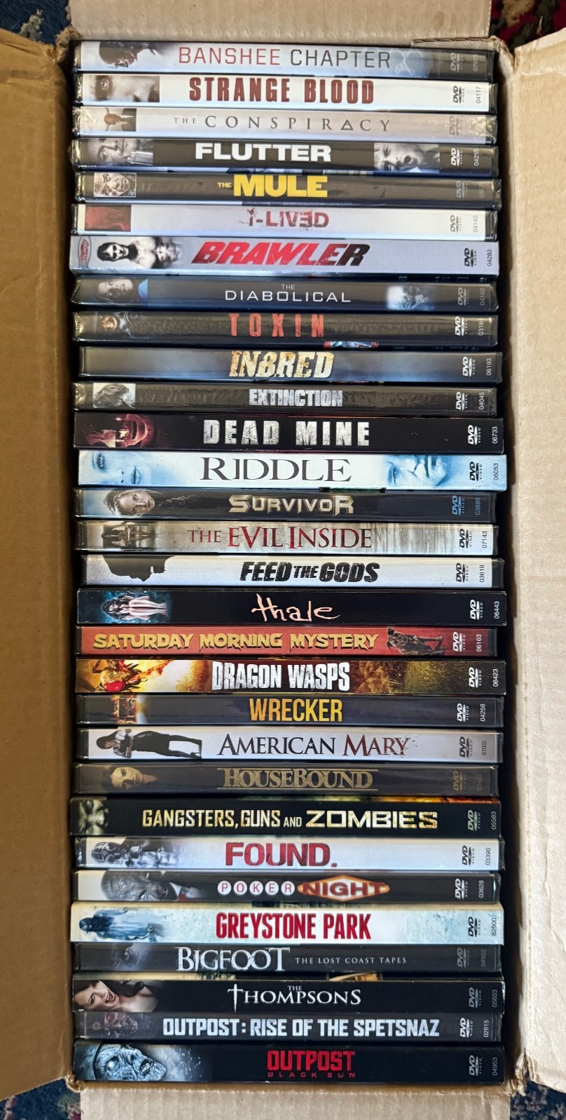 LOT of 30 NEW SEALED HORROR movie DVDs - zombies gore monsters slasher ...
