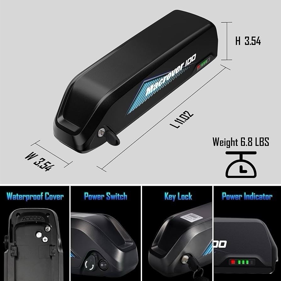 Jasion Electric Bike Battery 36V 13Ah for EB5 Ebike Battery Replacement ...