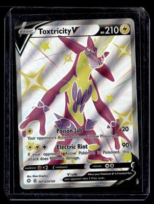 Shining Fates: Shiny Vault #SV112/SV122 Toxtricity V (Full Art) Shiny ...