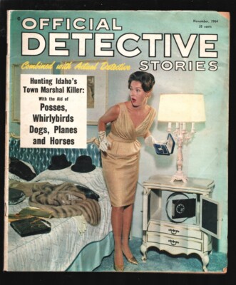 MAG: Official Detective Stories 11/1964-Safe robbery cover-Crime ...