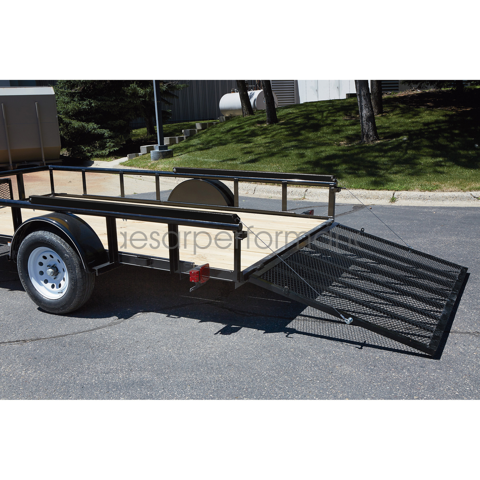 2-Sided Trailer Tailgate Liftgate Ramp Lift Assist System 350 Pounds | eBay