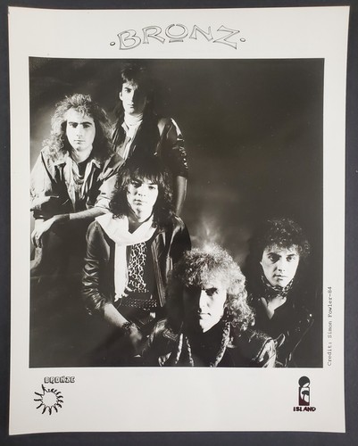1984 Bronz British Hard Rock Band England UK Music Vintage Promo Photo ...