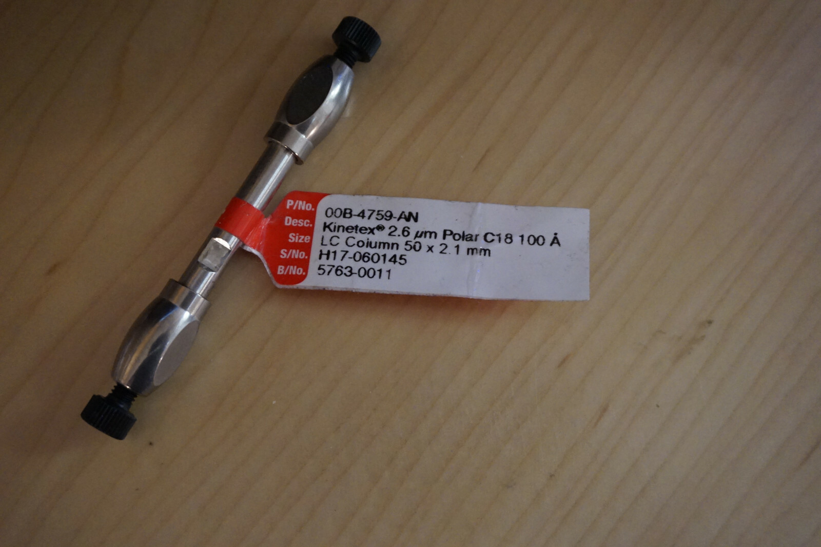 Phenomenex Kinetex C18 Polar column HPLC 2.1x50 mm 2.6 um 00B-4759-AN ...