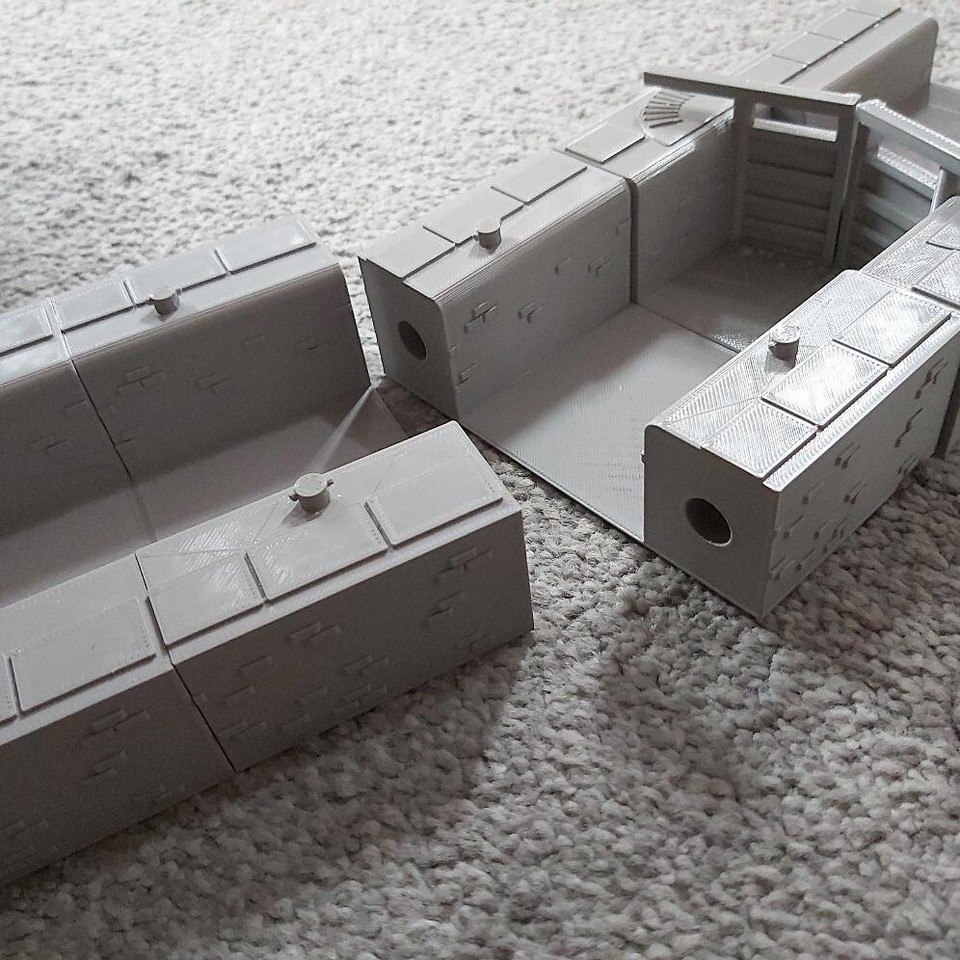 OO Gauge Model Railway Canal Lock Scenery Kit Modular Lock Gates ...