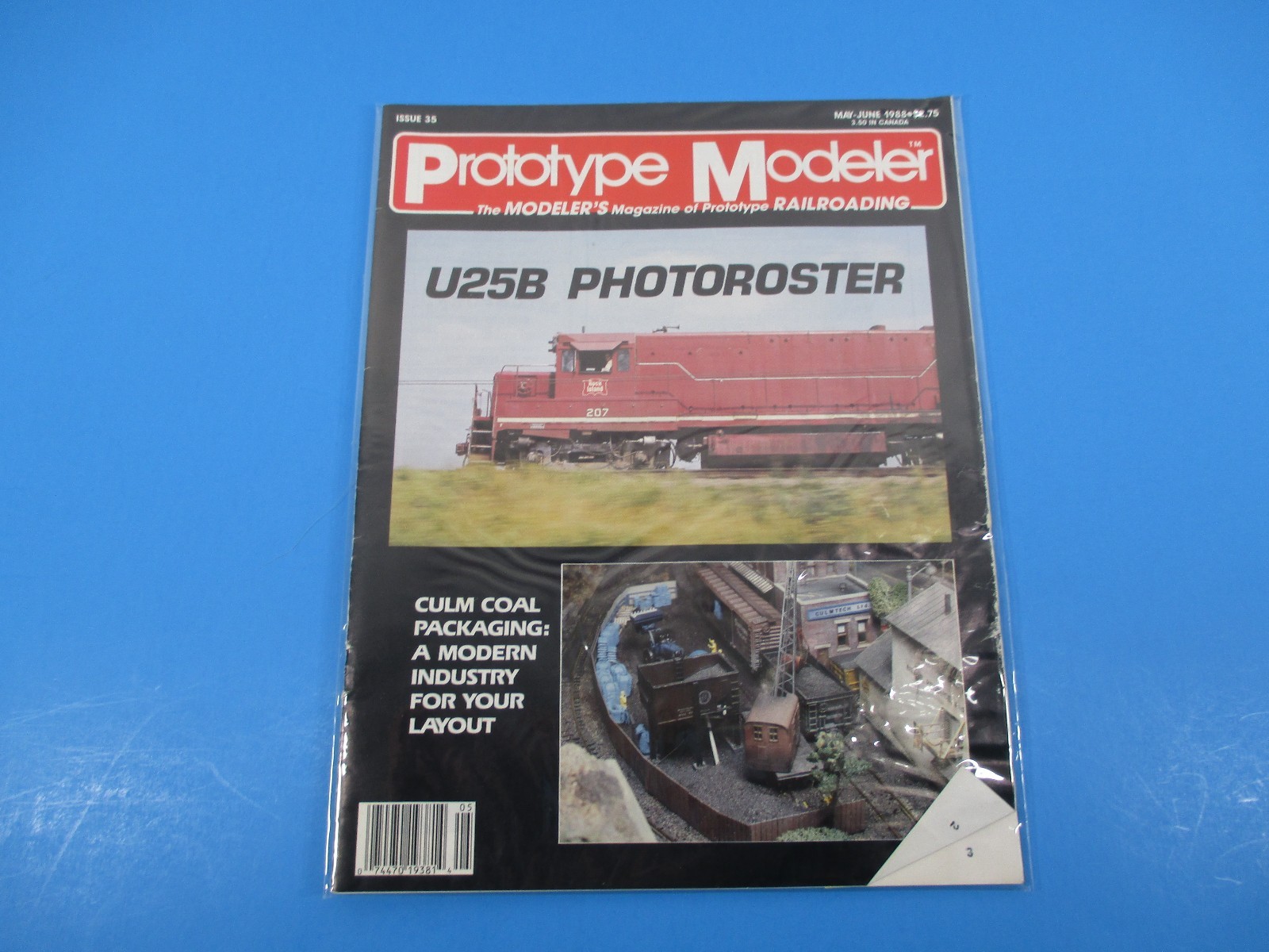 Prototype Modeler Magazine May June 1988 U25B Photoroster Culm Coal ...