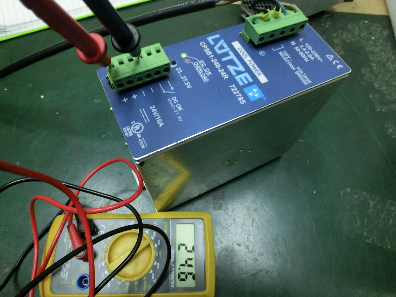 Lutze CPSB1-240-24R Power supply,24V-10A,Used,$95306 | eBay