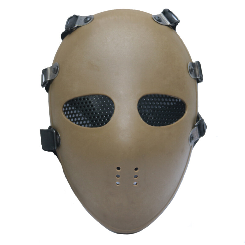 Tactical CS Ballistic Bullet Proof Face Mask Armor Mesh Protective Mask ...