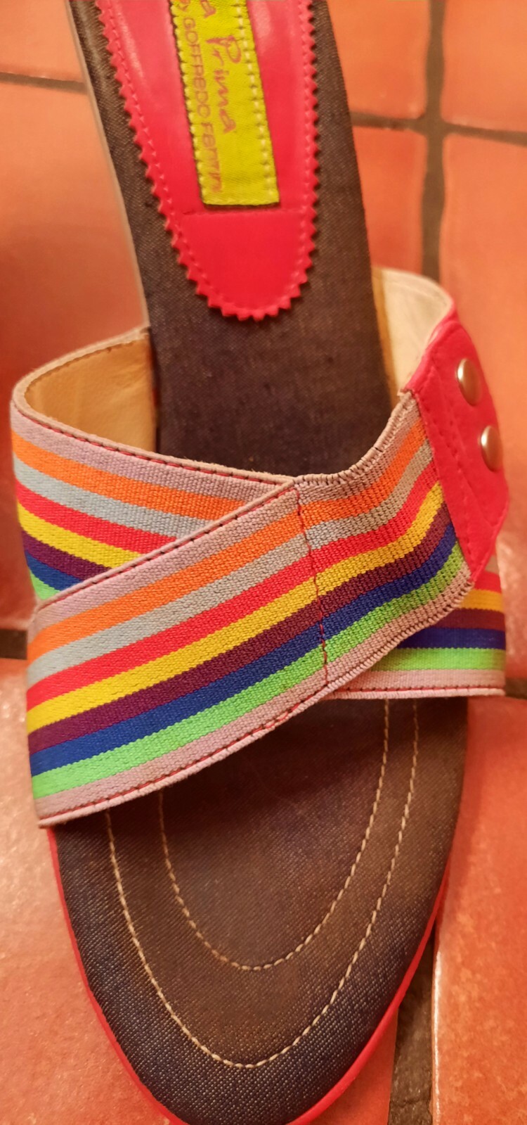 Red Rainbow Colored Materia Prima By Goffredo Fantini… - Gem