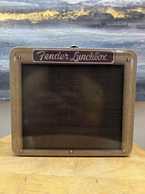 Rare Vintage 2000 FENDER Guitar Amp Metal Lunch Box Limited Edition ...