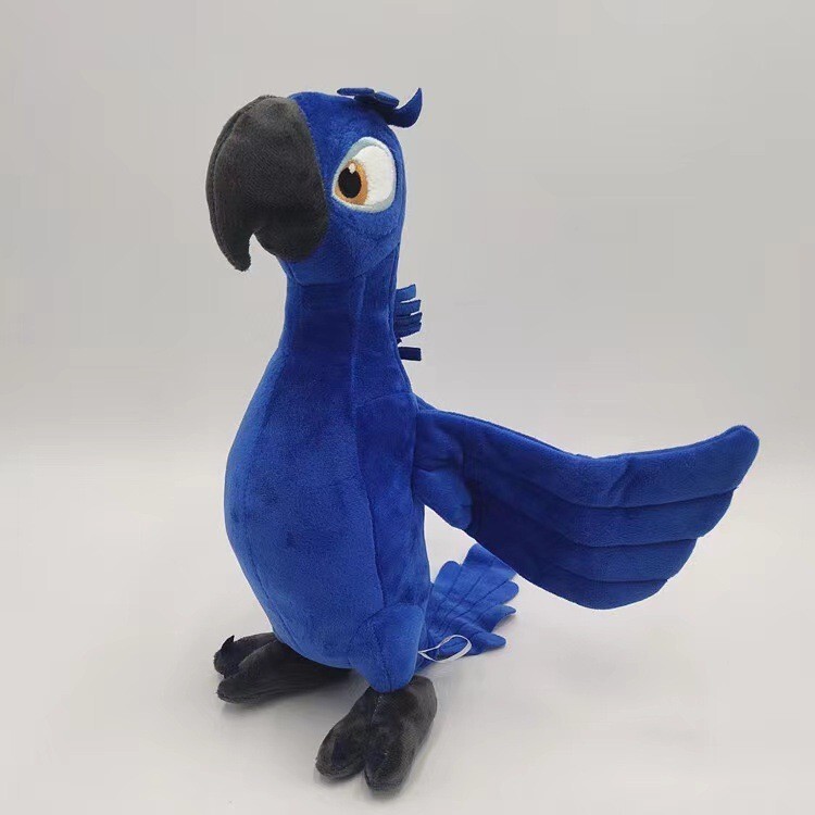 2pcs Rio Movie Figure Blu Jewel 30cm Plush Toy Macaw Parrot Blue Birds ...