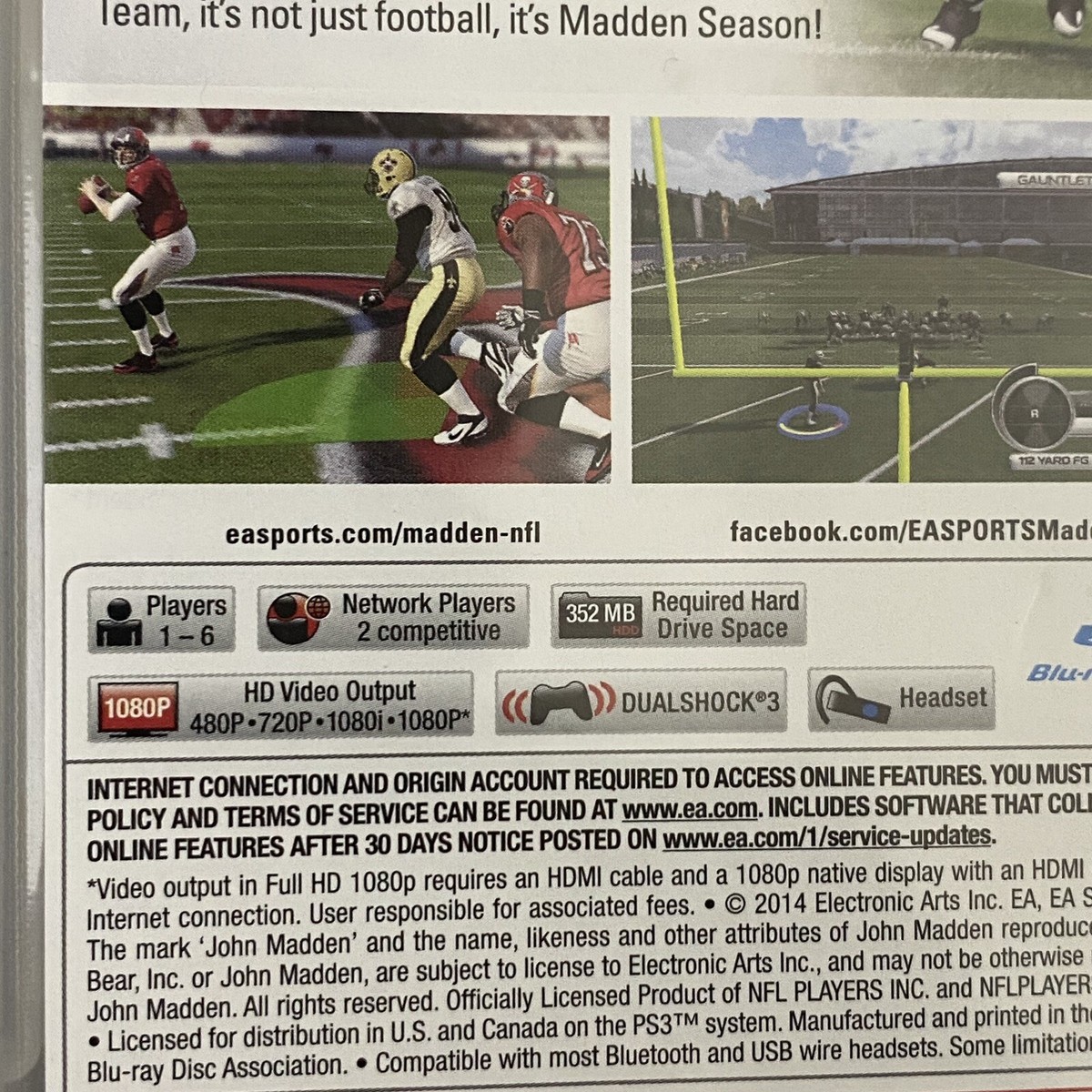 Richard Sherman Madden 15 Ps3