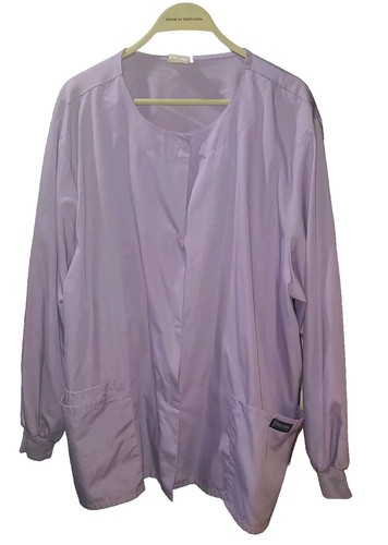 Cherokee Scrub Jacket Women Lavender Size Large | eBay