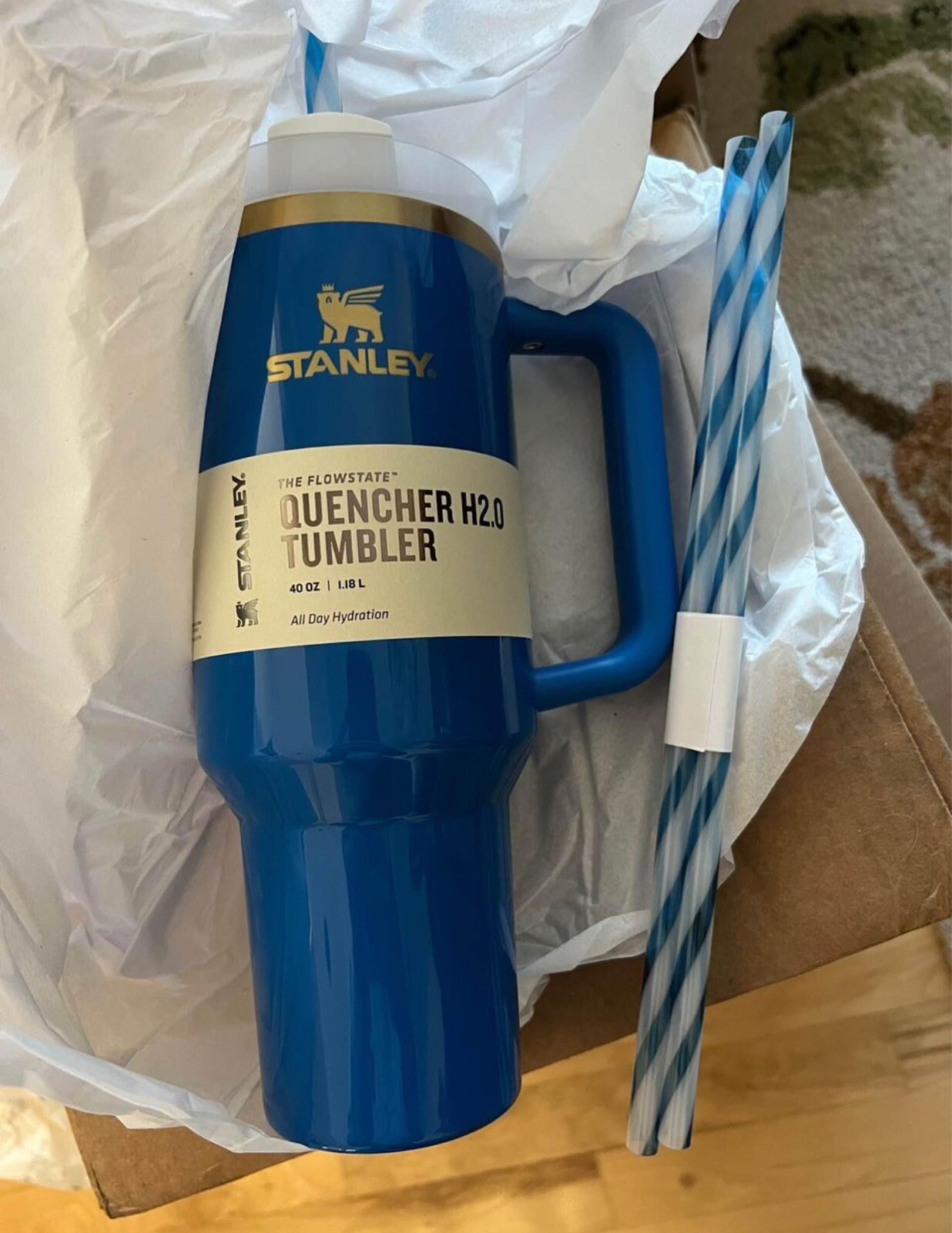 Stanley Arctic Twist Quencher H2.0 Flowstate Tumbler 40 OZ **FAST ...