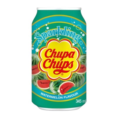 Chupa Chups Watermelon mit Kohlensäure 345ml inkl. 0,25€ Pfand pro Dose ...