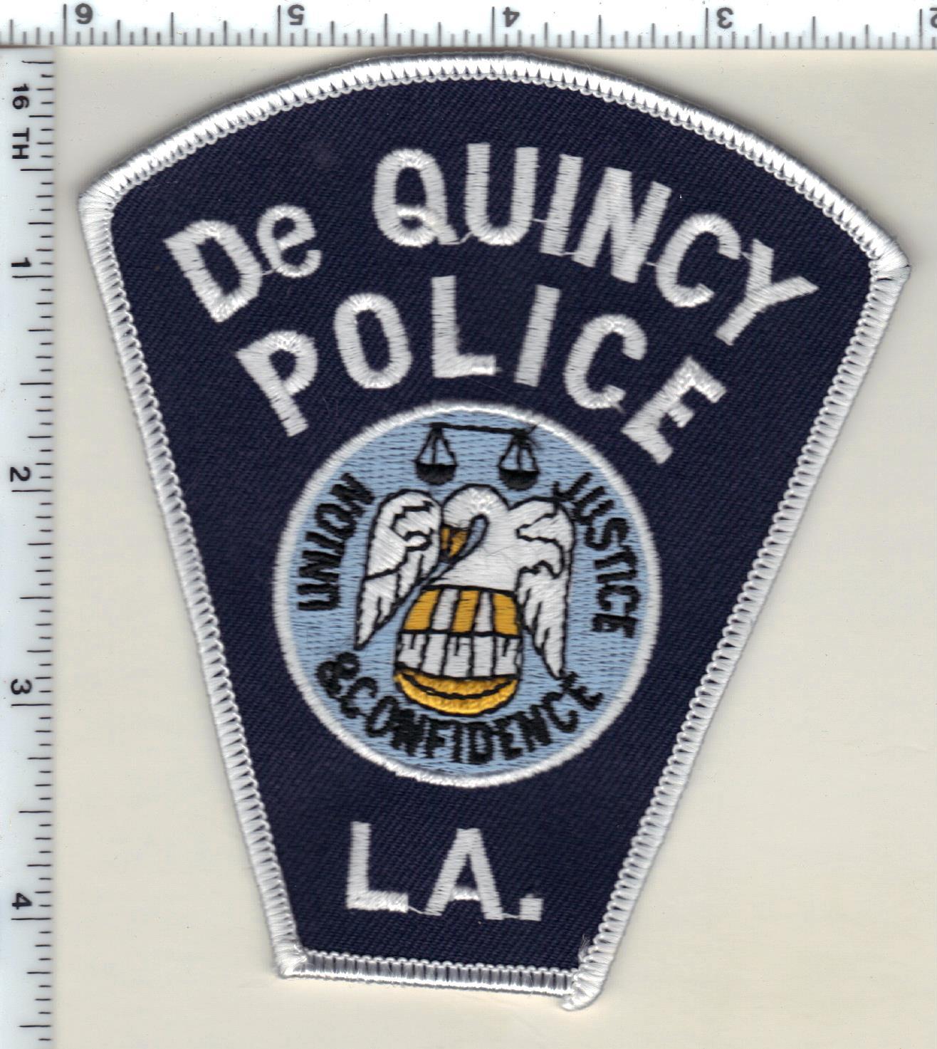 De Quincy Police (Louisiana) Shoulder Patch - new from 1990 | eBay