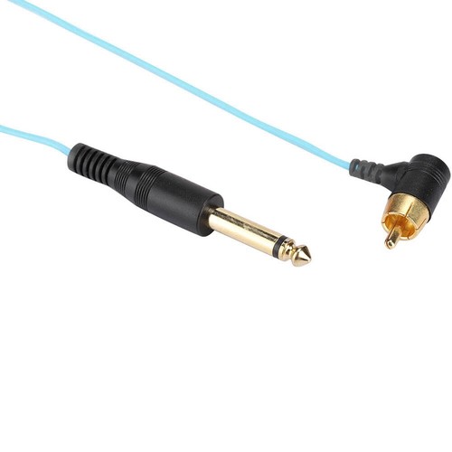 Blue Right Angle Tattoo Clip Cord Cable Line Tattoo Machine Power ...