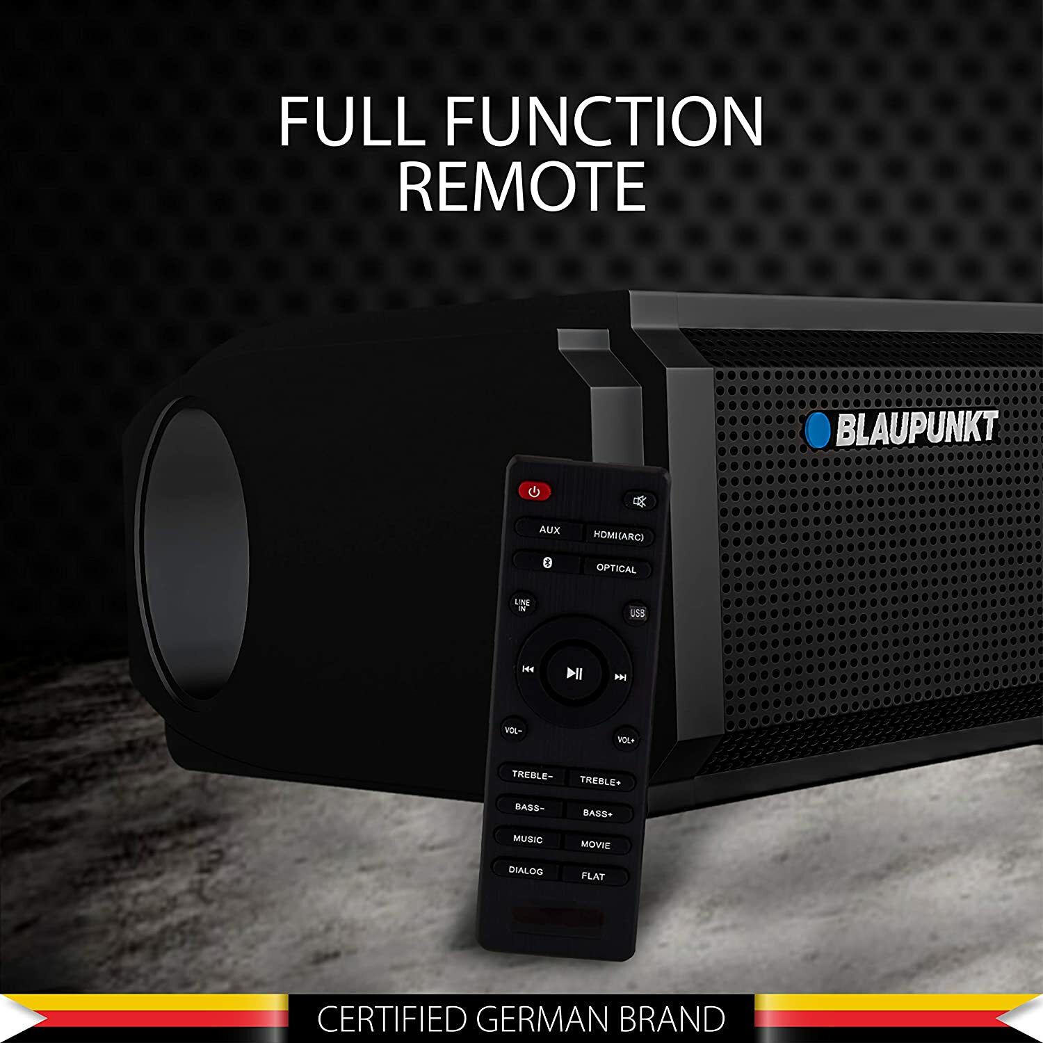 Blaupunkt SBA01 100W Soundbar with Built in Subwoofer, HDMI, Bluetooth ...
