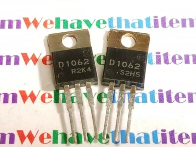 2SD1062 / D1062 / TRANSISTOR / TO220 / 2 PIECES (qzty) | eBay