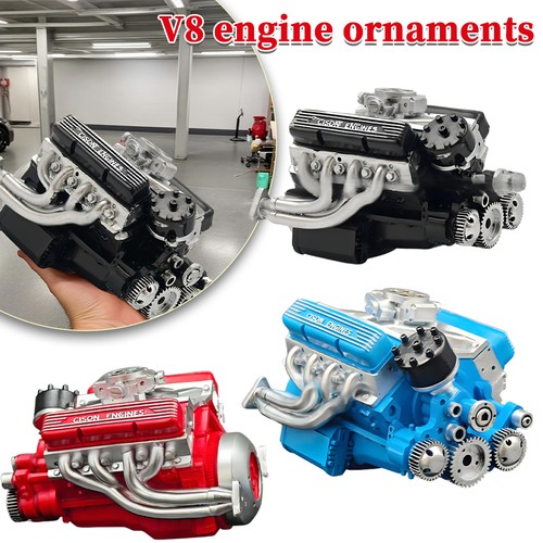 For Adults V8 Combustion Engine Model Building Kits Internal DIY Hobby ...