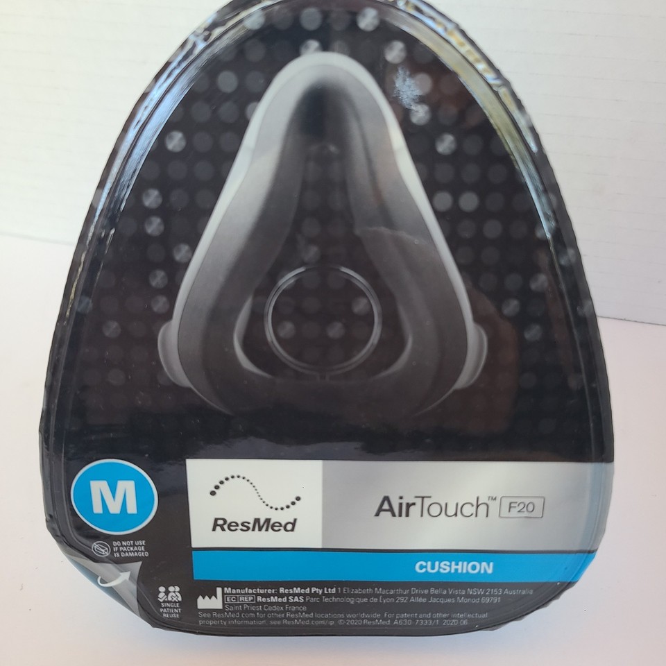 Res Med AirTouch F20 C-PAP Mask Cushion–Medium Soft Memory Foam-FACTORY ...