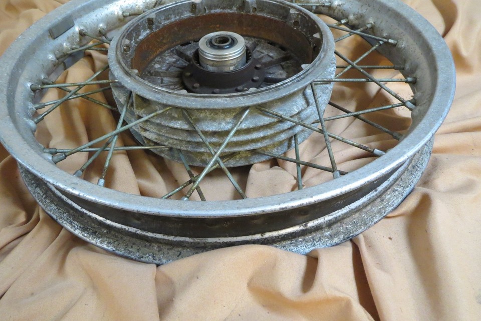 BMW Airhead Front/Rear Spoke Wheel SET R75/6 R90/6 R90s R100 R60/6 ...