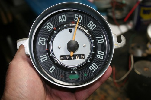 65 1965 VDO VW Bug Beetle Vintage 90 MPH Speedometer - FOR PARTS | eBay