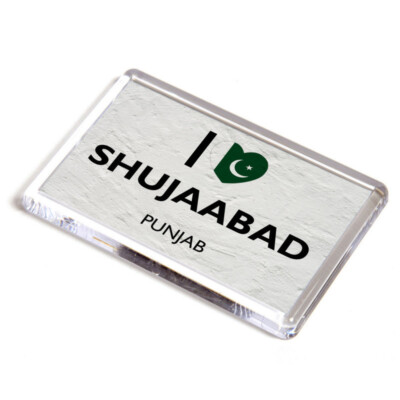 FRIDGE MAGNET - I Love Shujaabad, Punjab - Pakistan | eBay UK