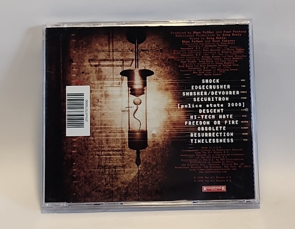 Obsolete by Fear Factory (CD, Jul-1998) Roadrunner Records USA | eBay
