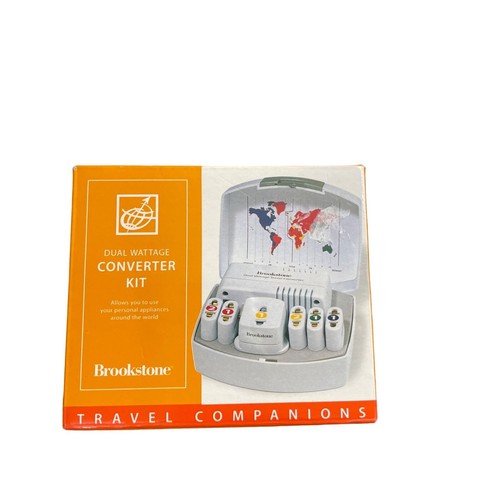 Brookstone dual Wattage Converter Kit | eBay