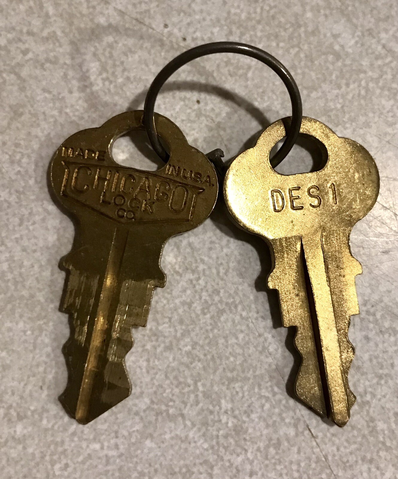 DES1 Key Chicago Lock Co | eBay