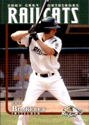 2007 Gary SouthShore RailCats #4 Eric Blakeley Crown Point Indiana ...
