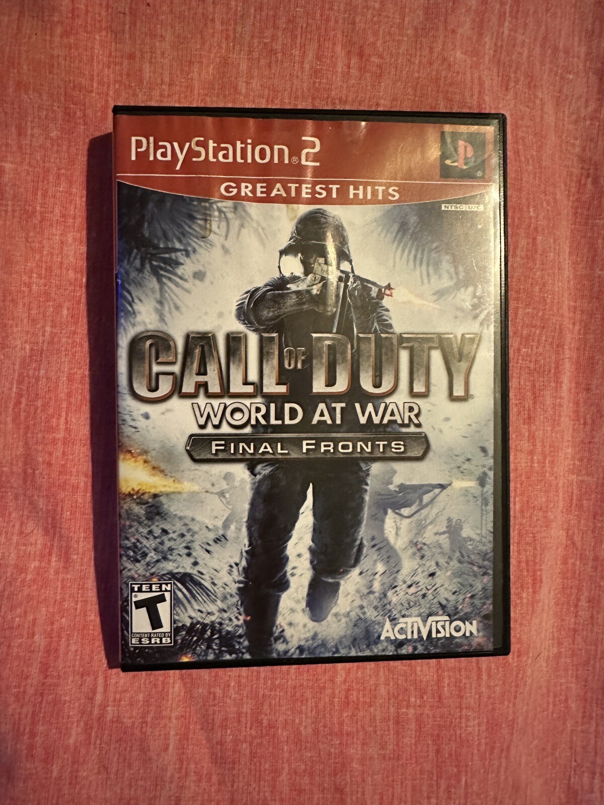 Call of Duty: World at War Final Fronts PS2 - ART, CASE & MANUAL ONLY ...