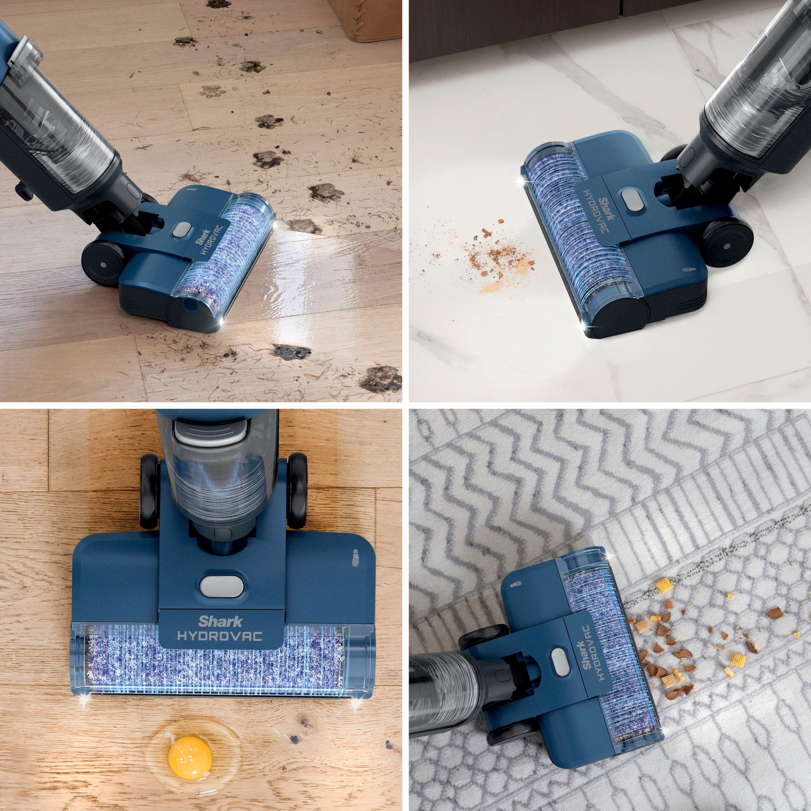 Shark Hydrovac XL 3 In 1 Multi-Surface Cleaning System Vacs Mops WD101 ...